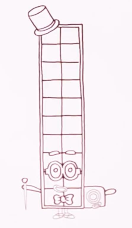 How To Draw Numberblocks Block 21
