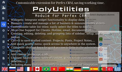 Polyutilities For Perfex Crm Quick Access Menu Custom Js Css And More By Polyxgo