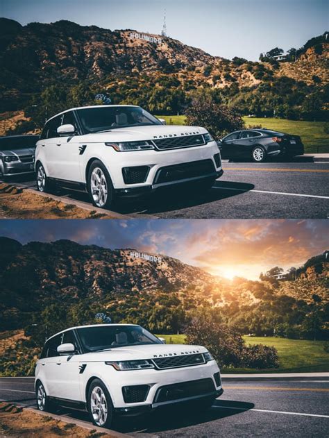 before and after postprocessing