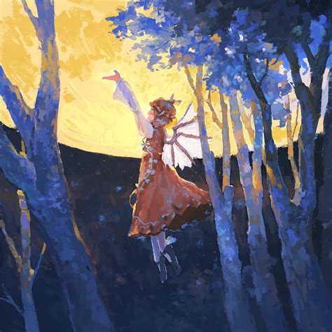 Mystia Lorelei Touhou Drawn By Fjsmu Danbooru