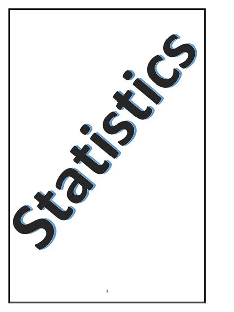 Basics 3 Statistics Pdf Mean Average Basics 3 Statistics Pdf Mean Average