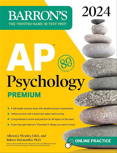 Download Pdf Epub Barrons Ap Psychology Premium 2024 6 Practice Tests