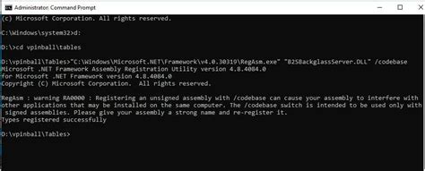 B2sbackglassserverregisterapp Will Not Register Cannot Create Activex