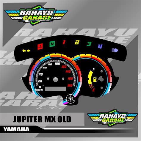 Jual Papan Speedometer Custom Jupiter Mx Putih Panel Spido Meter Jupiter Mx Putih Shopee Indonesia