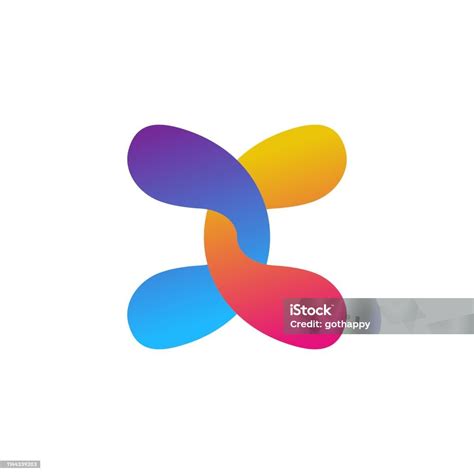 편지 X 로고 체인 기하학적 개념 로고 연결 요소 기호 아이콘 벡터 디자인 0명에 대한 스톡 벡터 아트 및 기타 이미지 0명