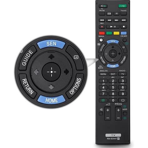 Télécommande Universelle Rm Ed047 Remplacement Pour Sony Bravia Tv Pour