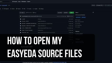 How To Open My EasyEDA Source Files YouTube