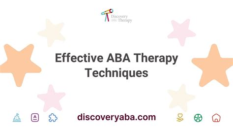 Effective Aba Therapy Techniques Discovery Aba