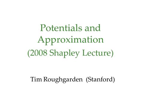 Pdf Approximation Via Cost Sharing Amit Kumar