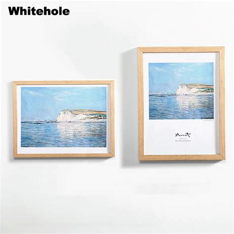 Природа твердая простая деревянная рамка для картин А4 А3 черно белая кофейная деревянная