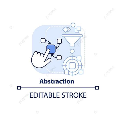 Abstraction Light Blue Concept Icon Structure Outline Complex Vector Structure Outline