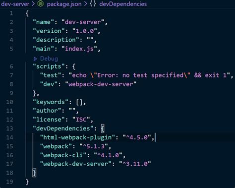 Webpack Dev Server 실행시 에러가 납니다 인프런 커뮤니티 질문and답변