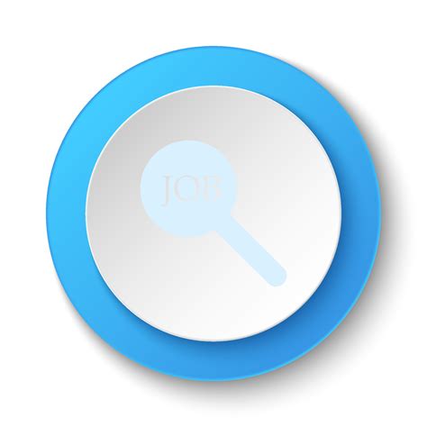 Round Button For Web Icon Job Search Button Banner Round Badge
