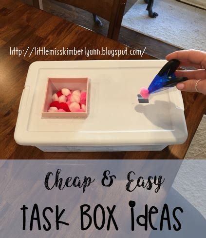 Babe Miss Kim S Class Cheap Easy Task Box Ideas