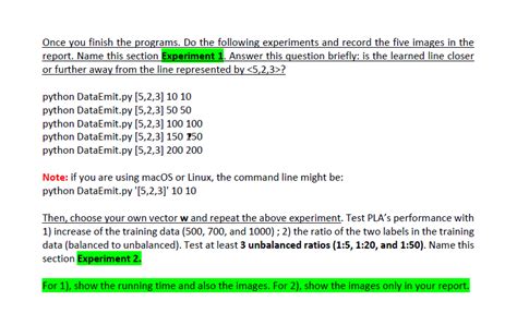 Solved Overview Of The Homework Implement The Pla Learning