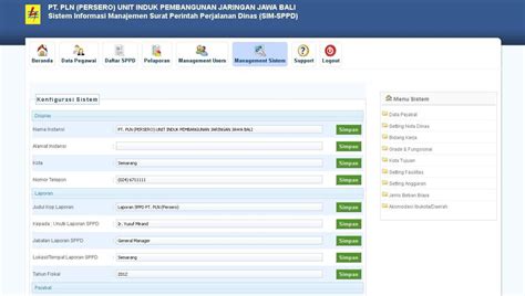 Pembuatan Aplikasi Sppd Pt Pln Uipj Jawa Bali Maestro Media