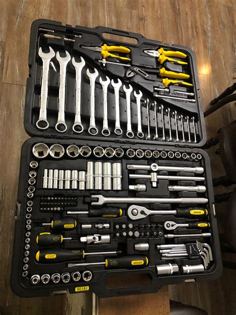 BG1511214 Универсальный набор инструментов 151 предмет 1/2 — 1/4 BERGER ...