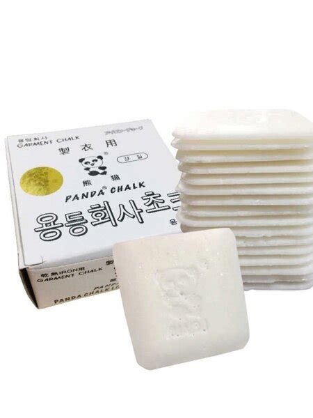 Мел-мыльце портновское пароисчезающее "Панда", 50 шт (белое) (884428751 ...