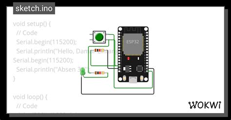 Damar Absen 32 ESP32 Wokwi ESP32 STM32 Arduino Simulator