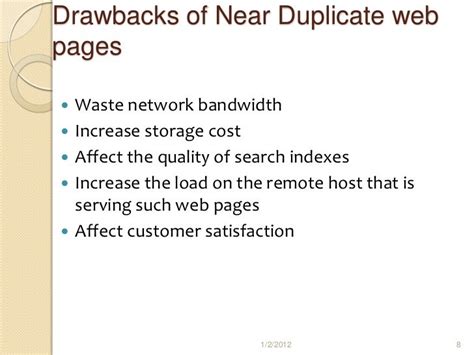 Novel And Efficient Approch For Detection Of Duplicate Pages In Web C