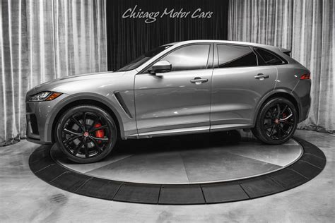 Used 2020 Jaguar F Pace Svr Awd Suv 50l Supercharged V8 550 Hp Hot Color Combo Loaded For