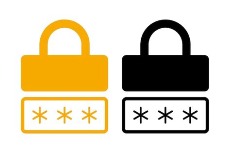 Premium Vector Padlock With Passcode