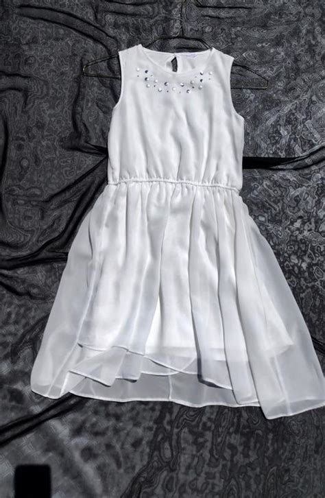 Красиве ніжне біле літнє плаття — ціна 260 грн у каталозі Короткі сукні Купити жіночі речі за