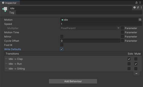 Feature Support Tables Rukhanka Animation System