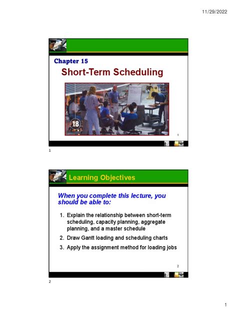 Chapter 15 Short Term Scheduling Pdf Inventory Scheduling