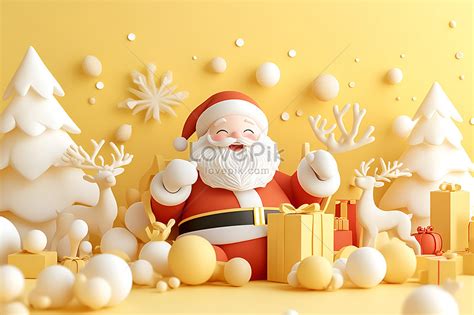 만화 산타클로스 일러스트 무료 다운로드 Lovepik