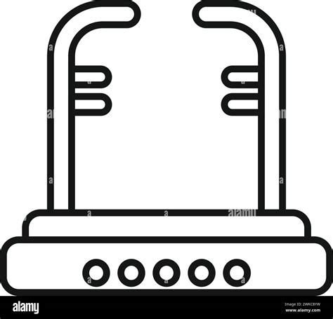 Online Media Platform Icon Outline Vector Game Tech Cyber Glass