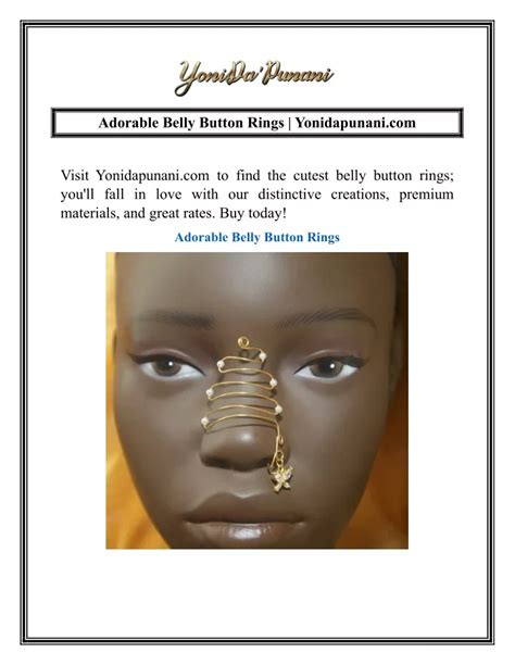 Ppt Adorable Belly Button Rings Powerpoint
