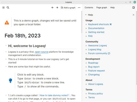 Linux Appimage On First Time Startup Left Pane Is Missing Content · Issue 8646 · Logseq