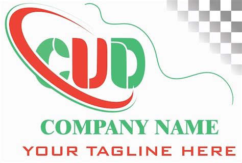 Cud Letter Logo Design Premium Ai Generated Vector