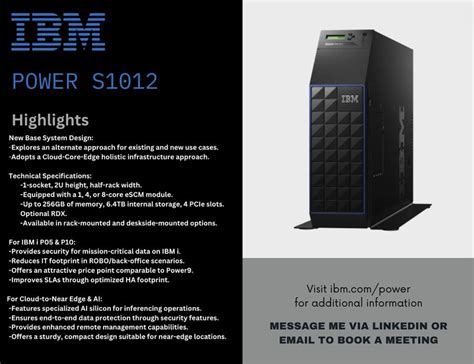 Herman Leonard On Linkedin Ibm Power S1012