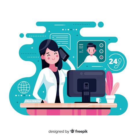 Premium Vector Call Center