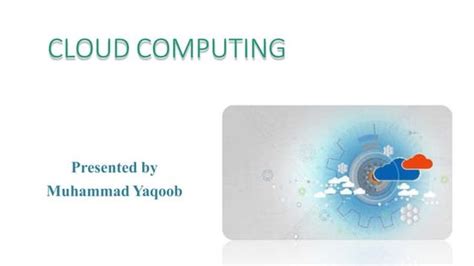 presentation on cloud computing pptx cloud computing internet