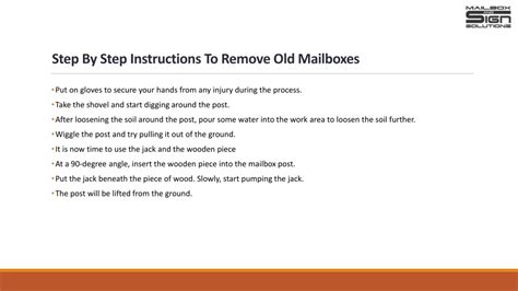 PPT How To Remove Old Mailbox Easy And Efficient Ways For Removal PowerPoint Presentation