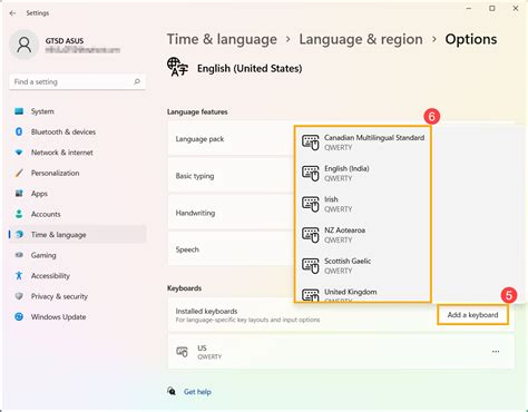 [windows 11 10] Як додати змінити мову клавіатури Служба підтримки Asus Україна