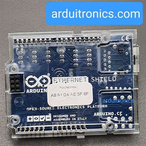 Arduino Ethernet Shield 2 W5500 ของแท้จาก Italy Arduino Raspberry Pi Nodemcu Iot Nvidia
