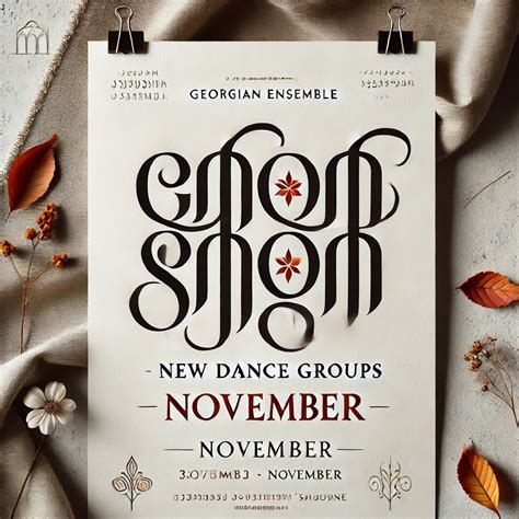 2024 წლის ნოემბერში გახსნილი ახალი ჯგუფები ქართული ცეკვის ანსამბლი საუკუნე