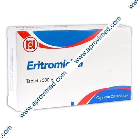Eritromicina Randall C 20 Tabs 500 Mg Aprovisionamiento Medico