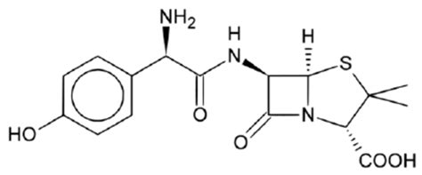 Structural Formula Of Amoxicillin Download Scientific Diagram