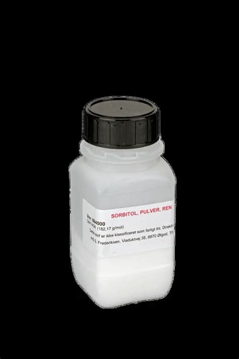 Sorbitol Powder Pure Essential School Supplies Frederiksen Scientific