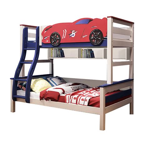 Складная двухъярусная кровать со столом 87 фото