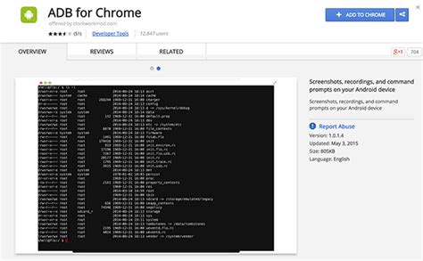 Send Adb Commands To Your Android Device From Chrome