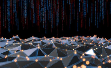 Abstract Particle Background Mess Networkfuturistic Plexus Array Big Data 3d Rendering Stock