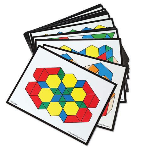 Learning Resources Pattern Blocks Fun Math And Shape Learning