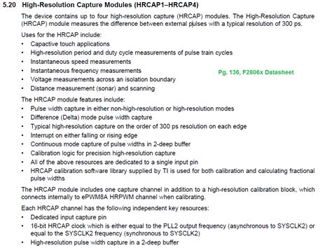 C2000 Piccolo Input Capture And Timer Capability For Upgrade Of Project C2000 Microcontrollers