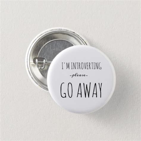 Introvert Mini Button Zazzle